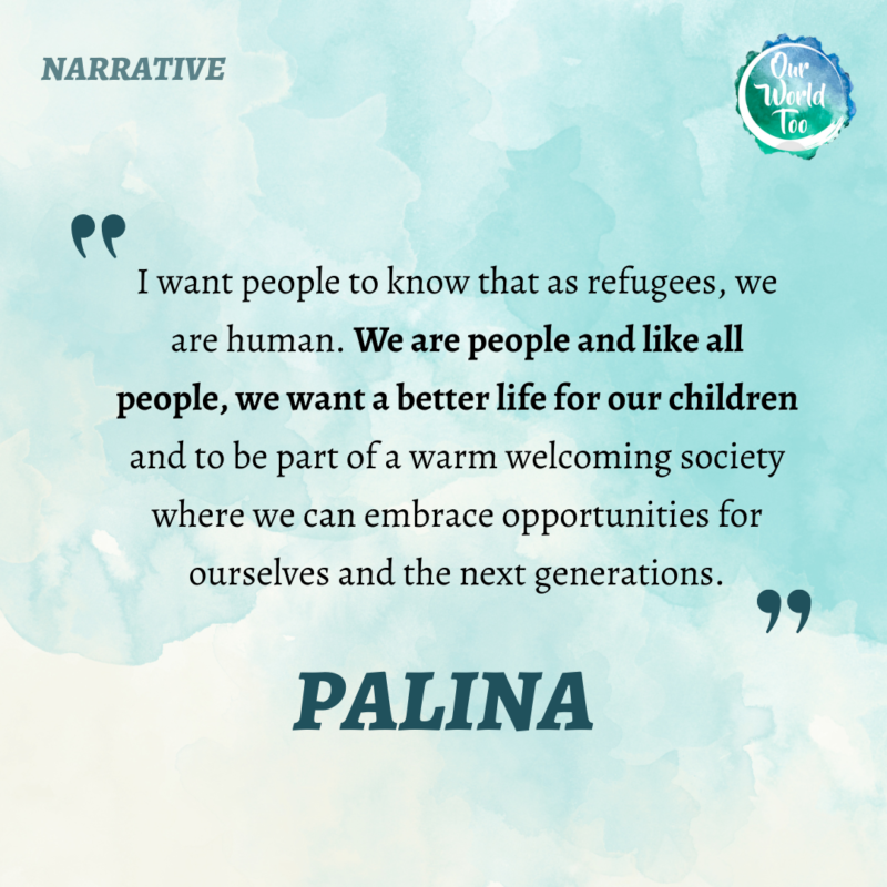 Our World Too - Taking back the narrative